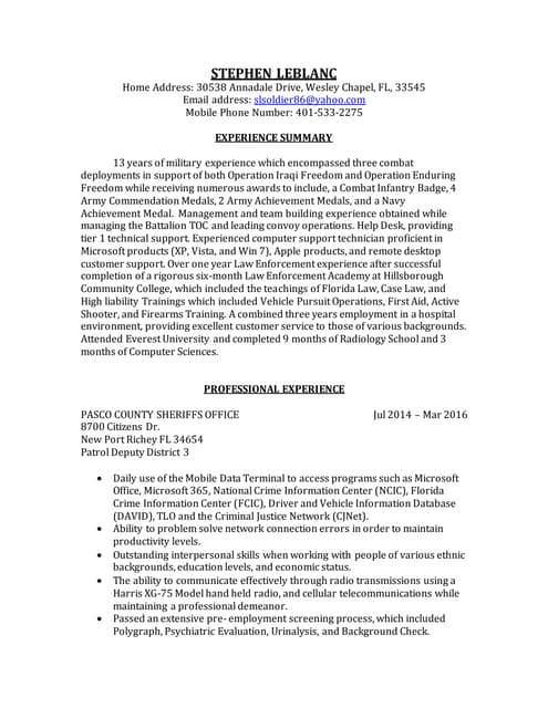 Resume Michael Tucker | PDF