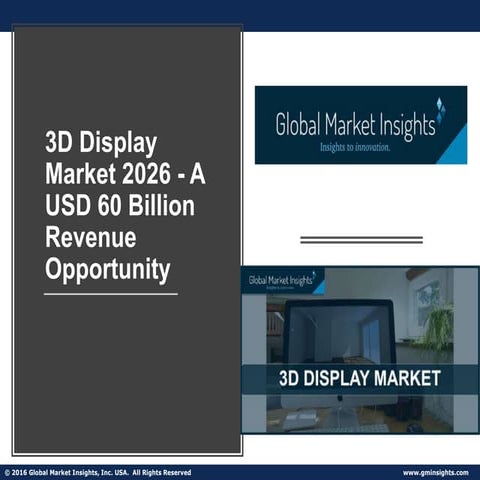 3 d display market ppt | PPTX