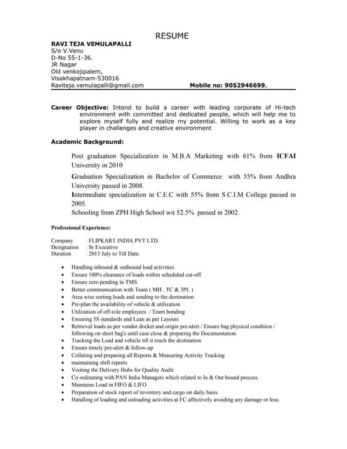 Satya CV AX Functional | DOC | Logistics | Business