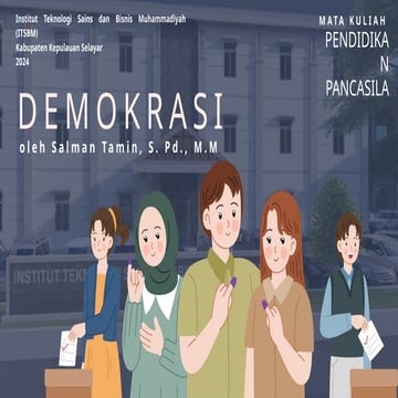 3 Demokrasi dan Macamnya - Matkul Pendidikan Pancasila.pptx
