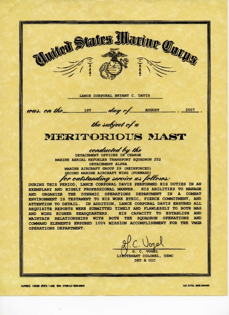 Meritorious Mast 2007