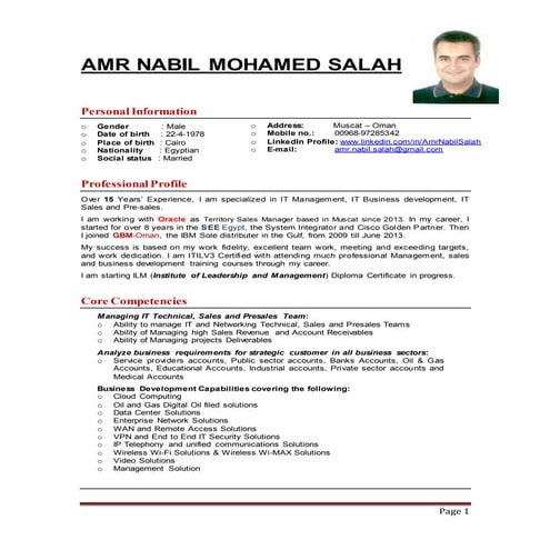 Amr Nabil_CV-2016 | DOCX