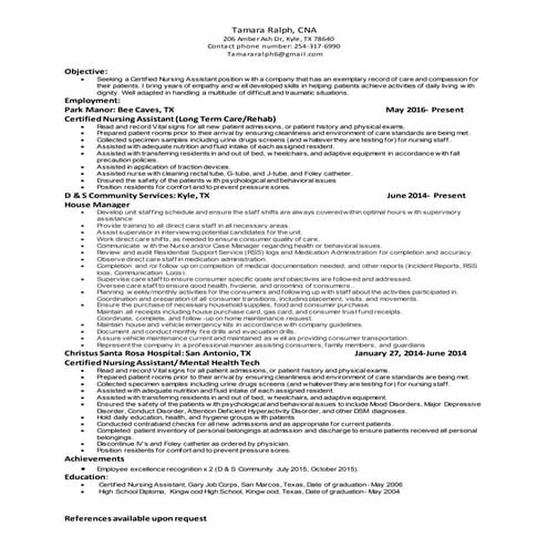 Elyard Whitaker Resume | DOCX