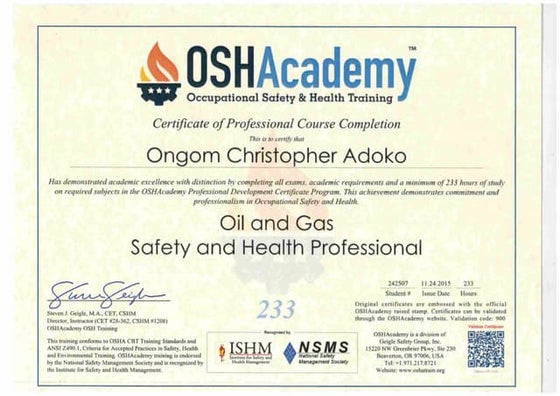 Oil And Gas Safety Management | PDF