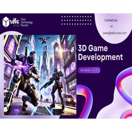 3d Game Development And Services Sdlc Corp Ppt 