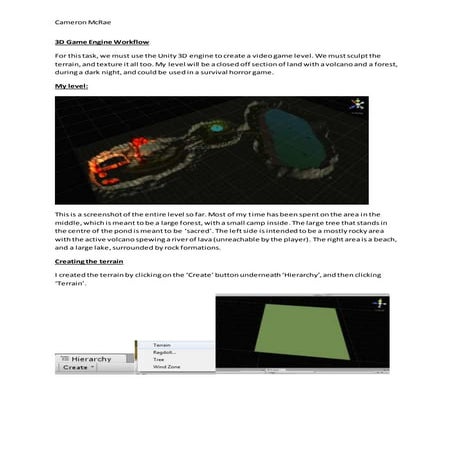 3D game engine workflow | PDF