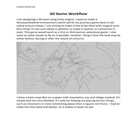 3D game workflow | DOCX