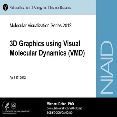 3D graphics using VMD | PPTX | Graphics Software | Computer Software ...