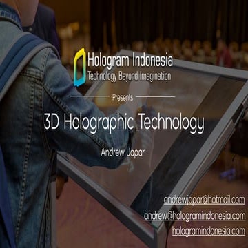 Introduction to 3D Holographic Technology | PDF