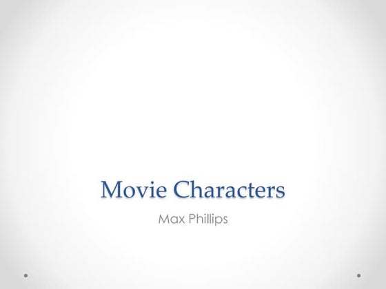 Character profiles | PPT