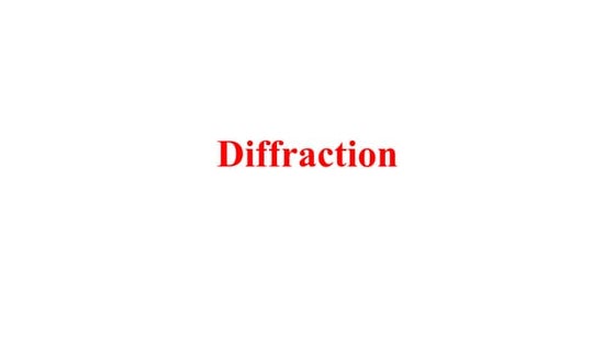 Physics Investigatory project on Diffraction | PDF