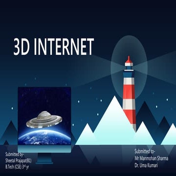 3 d internet | PPTX