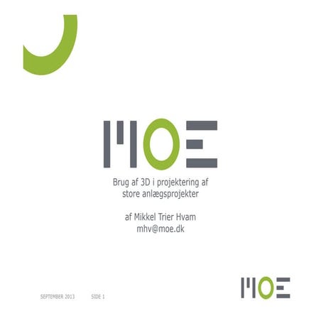 3 d i projektering af store anlægsprojekter | PDF