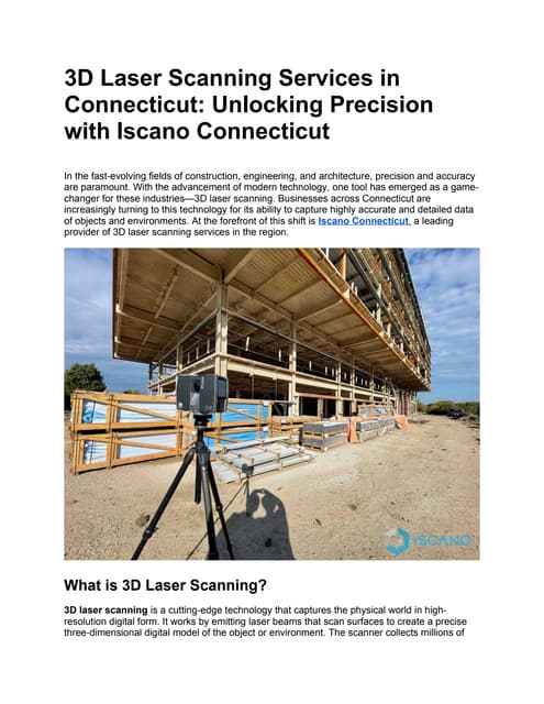 Digital Concrete Rebar Scanning Revolutionizing Construction Industry | PDF