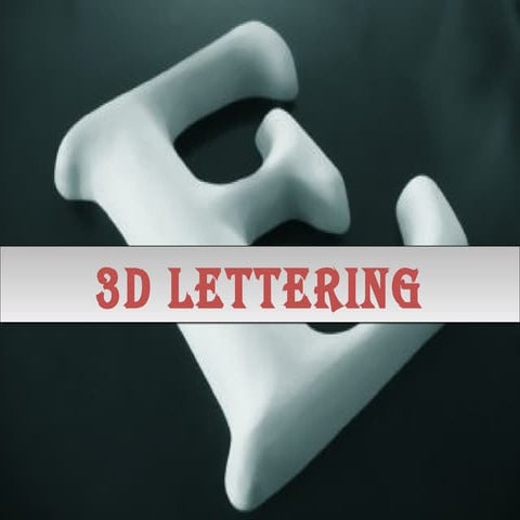 3D Letters | PPT