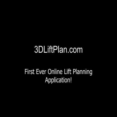 3 D Lift Plan Slide Show | PPT