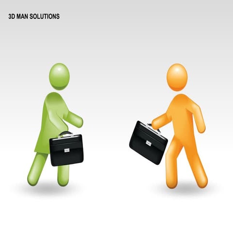 3D Man Thinking | PPT