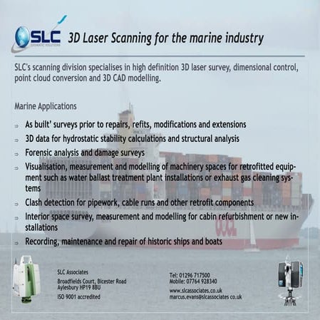 3 d marine laser scanning | PDF