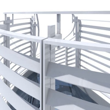 Archicad 3DMD Railing Panel Bar Outer -Details | PPT