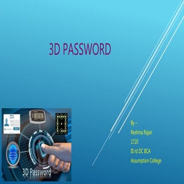 3d password | PPT