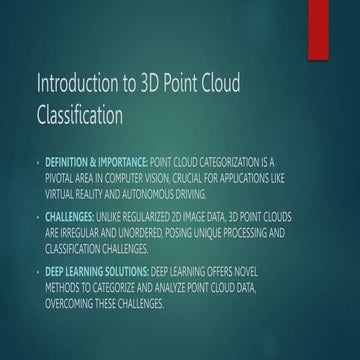 3D Point Cloud Classification.pptx