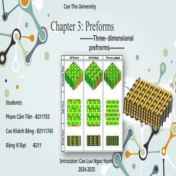 3D PREFORM IN COMPOSITE gfevgyewthgdgeuwtyjhgdhjd | PPTX