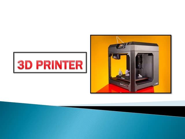 3D printing Technology | PPTX