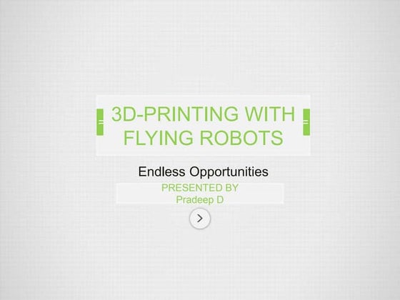 Revolutionization Through 3D Printing | PPTX | Manufacturing Industry | Industries