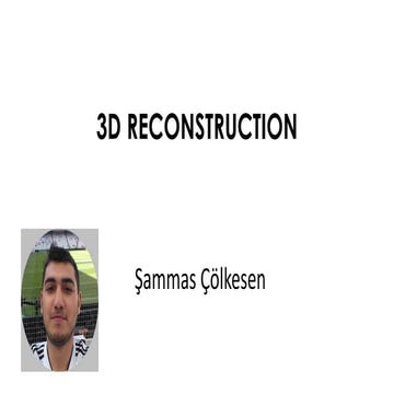 3D Reconstruction , Structure from Motion | PDF