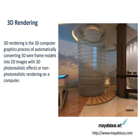 3 d rendering | PPTX