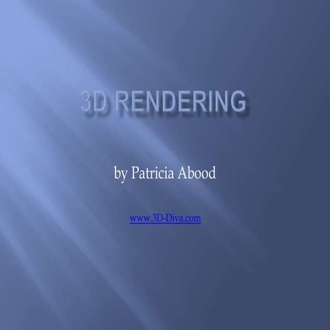 3 D Rendering 1 | PPSX