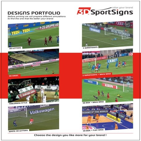 3D Sport Signs portfolio | PDF