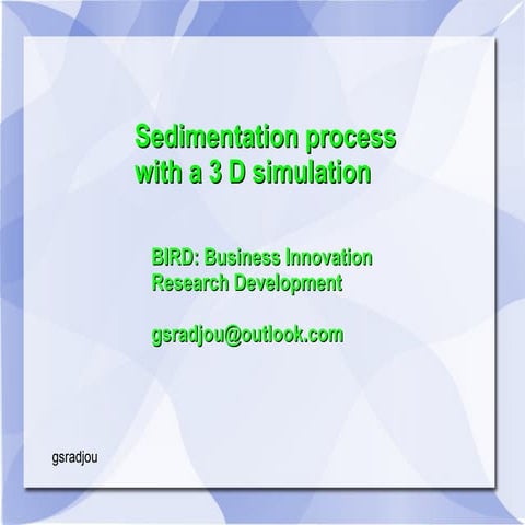 3 d simulation for the ravine sediment accumulation | ODP | Geology ...
