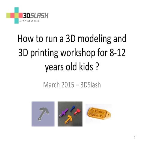 Discover 3D printing and modeling creating your own keychain ! | PPTX ...