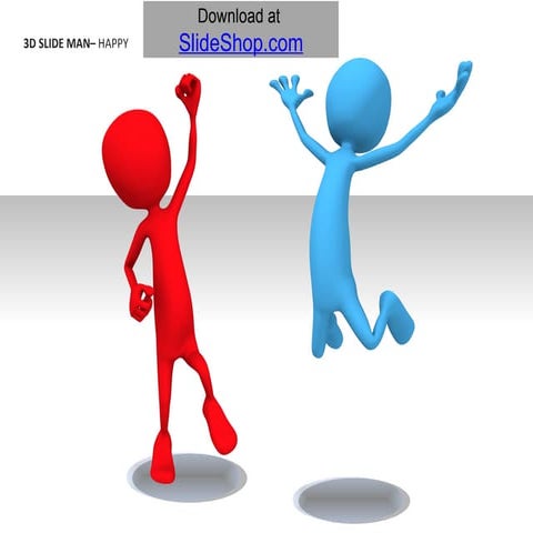3D Slide Man - Saving | PPT