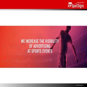 3D Sport Signs presentation | PPT