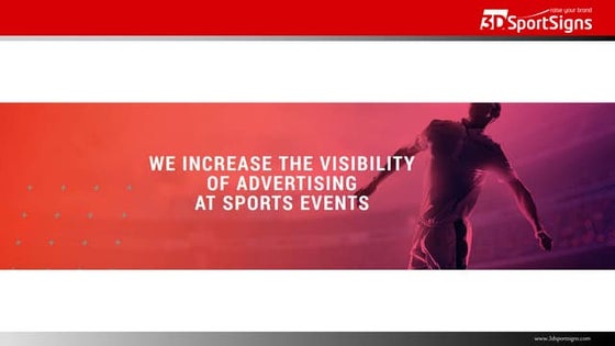 3D Sport Signs portfolio | PDF