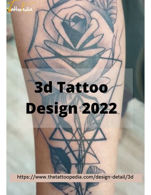 3d Rose Tattoo Designs