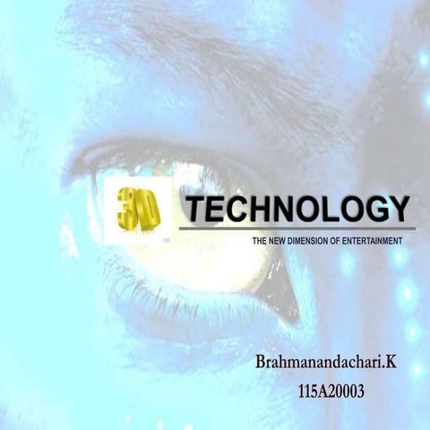 3 d technology | PPT