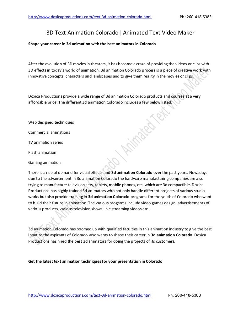 3d text animation creator online free - nomlogos