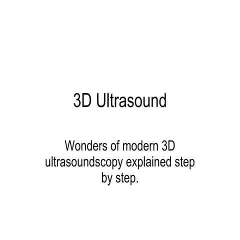 3D UltraSound Image of Fetus | PPS