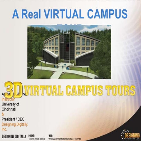3D Virtual Campus Tours Presentation | PPTX