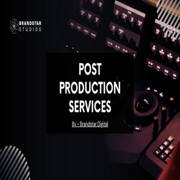 3D Video Production Company | Brandstar Studios | PDF