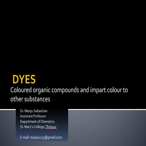 3 dyes | PPT