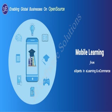 3E-Mobile Learning | PPT