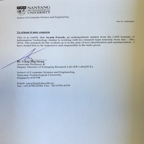 NTU_Certificate | PDF