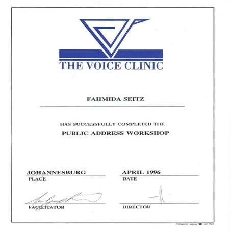 The Voice Clinic-Public Speaking | PDF