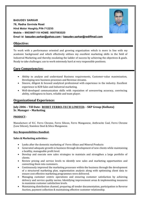 Basa, Mark Resume | PDF