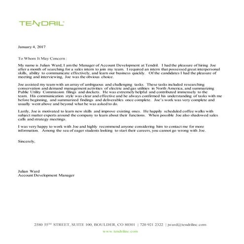 Joey Thavis - Letter of Recommendation | DOCX