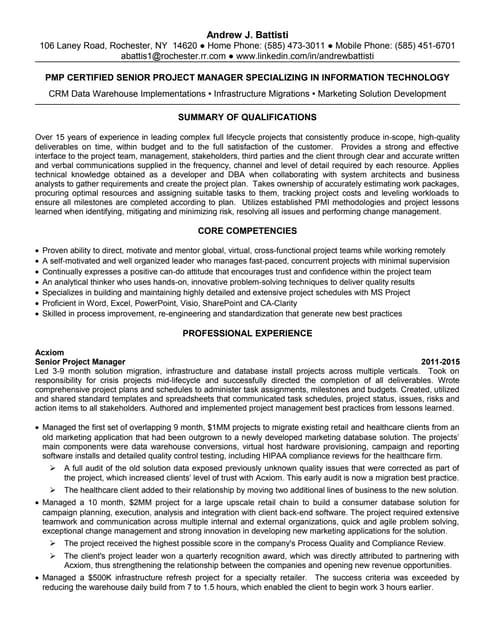 IT Project Manager - Charlotte NC | PDF | Computer Software and Applications | Computing